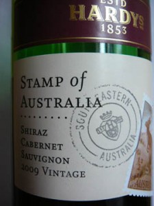 Hardy’s Stamp of Australia, Shiraz Cabernet Sauvignon, 2009